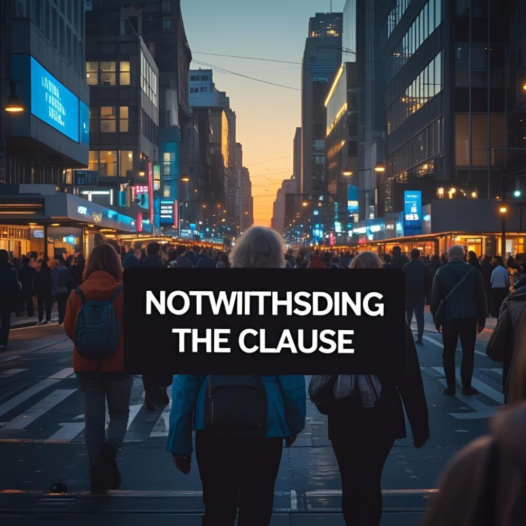 Non Obstante Clause - LAW GNAN